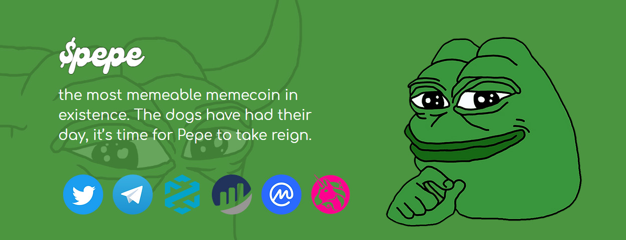 【ミームコイン】Pepe Memecoin(PEPE)とは？特徴や将来性を解説！ - Crypto Marker